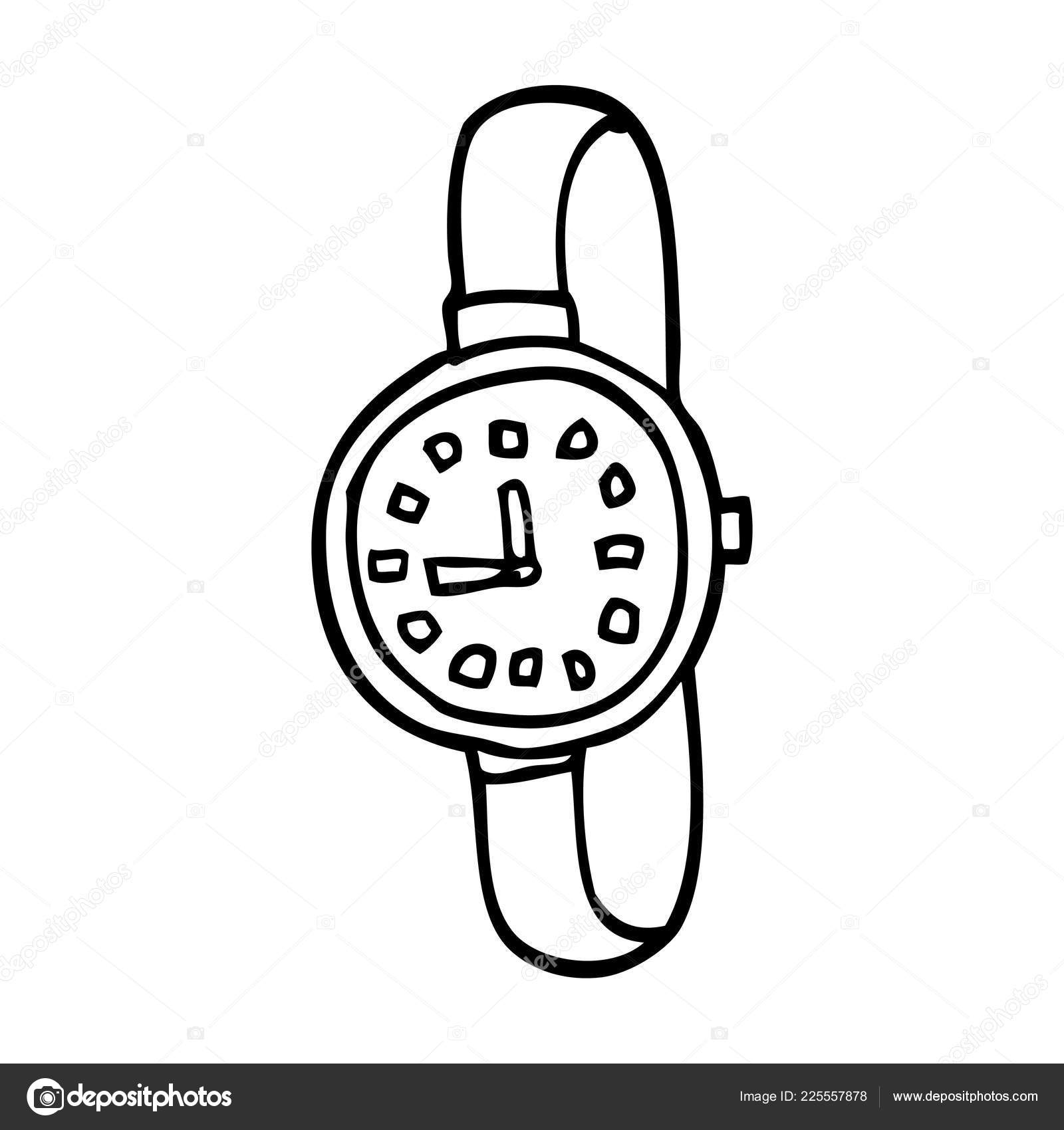 Watch Line Drawing