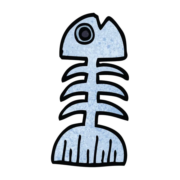 Cartoon Doodle Fish Bones Stock Vector by ©lineartestpilot 225592324