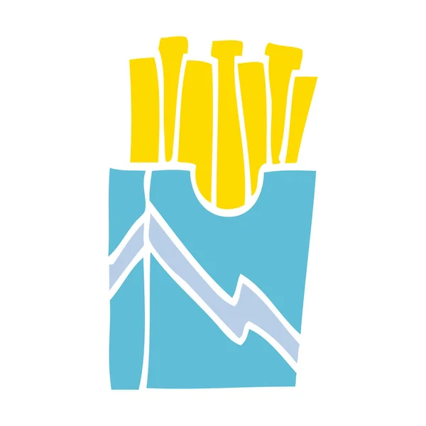 Cartoon Doodle Fast Food Fries Stock Vector by ©lineartestpilot 224900242