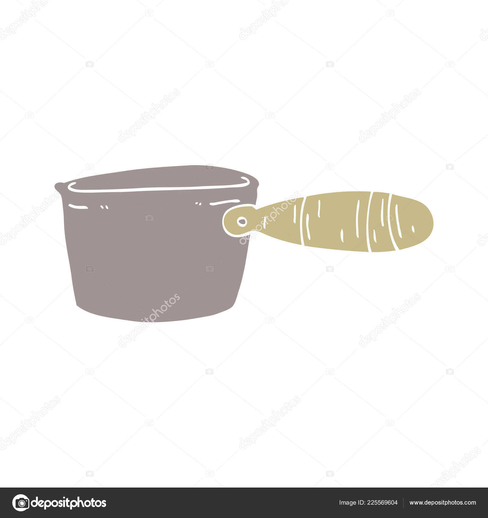 Cartoon Doodle Cooking Pan Stock Vector by ©lineartestpilot 225569604