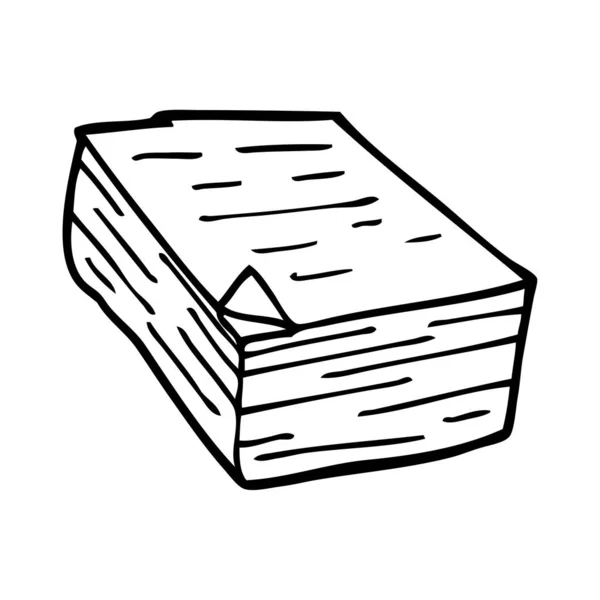 Cartoon Doodle Pile Paper Stock Vector by ©lineartestpilot 225538164