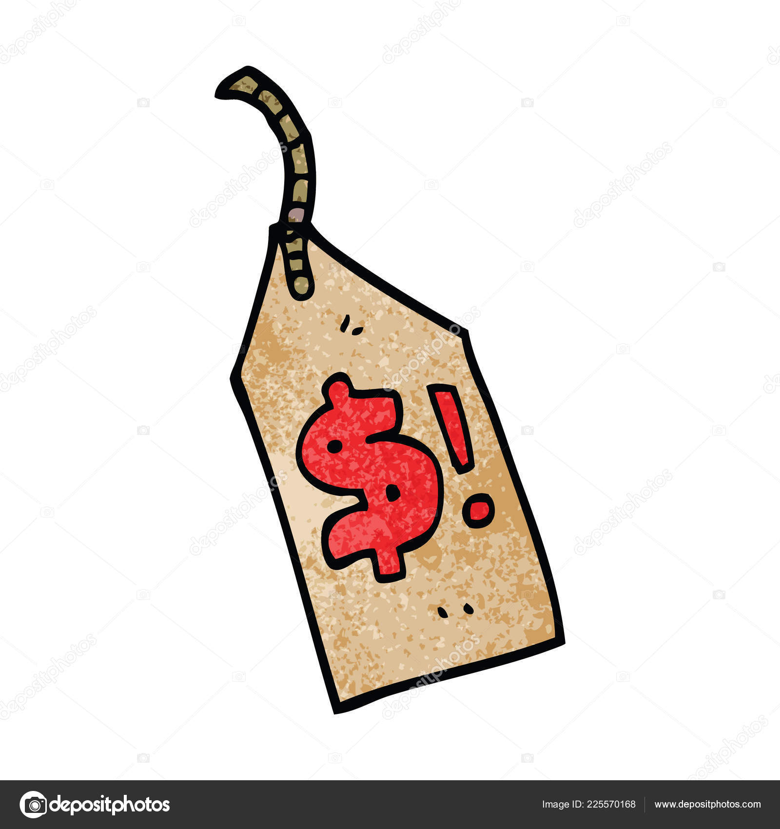 Cartoon Doodle Price Label Stock Vector by ©lineartestpilot 225570168