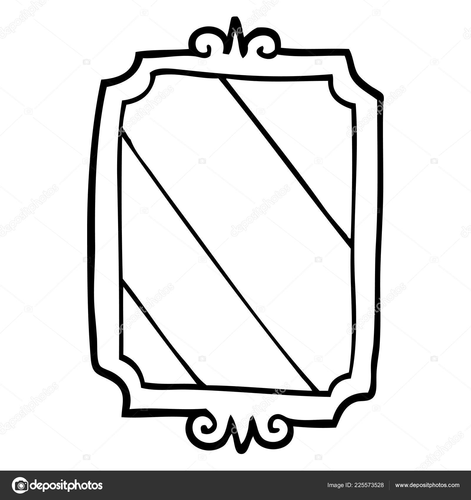 Miroir Clipart Noir Et Blanc Miroir Vintage Ancien Logo Icône