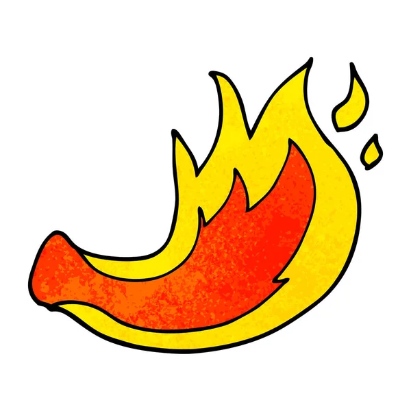 Cartoon Doodle Flame Vector Illustration Stock Vector by ...