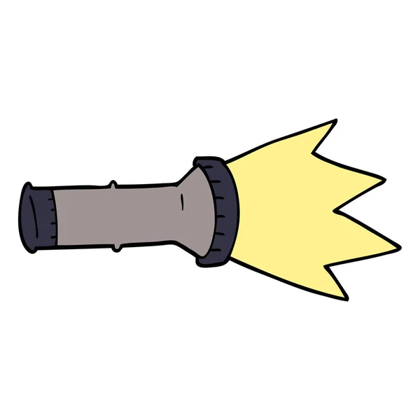 Cartoon Doodle Torch White Background Stock Illustration by ...