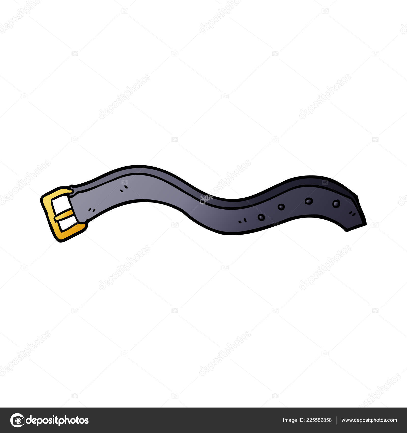 Cartoon Doodle Belt Vector Illustration Stock Vector Image by ...