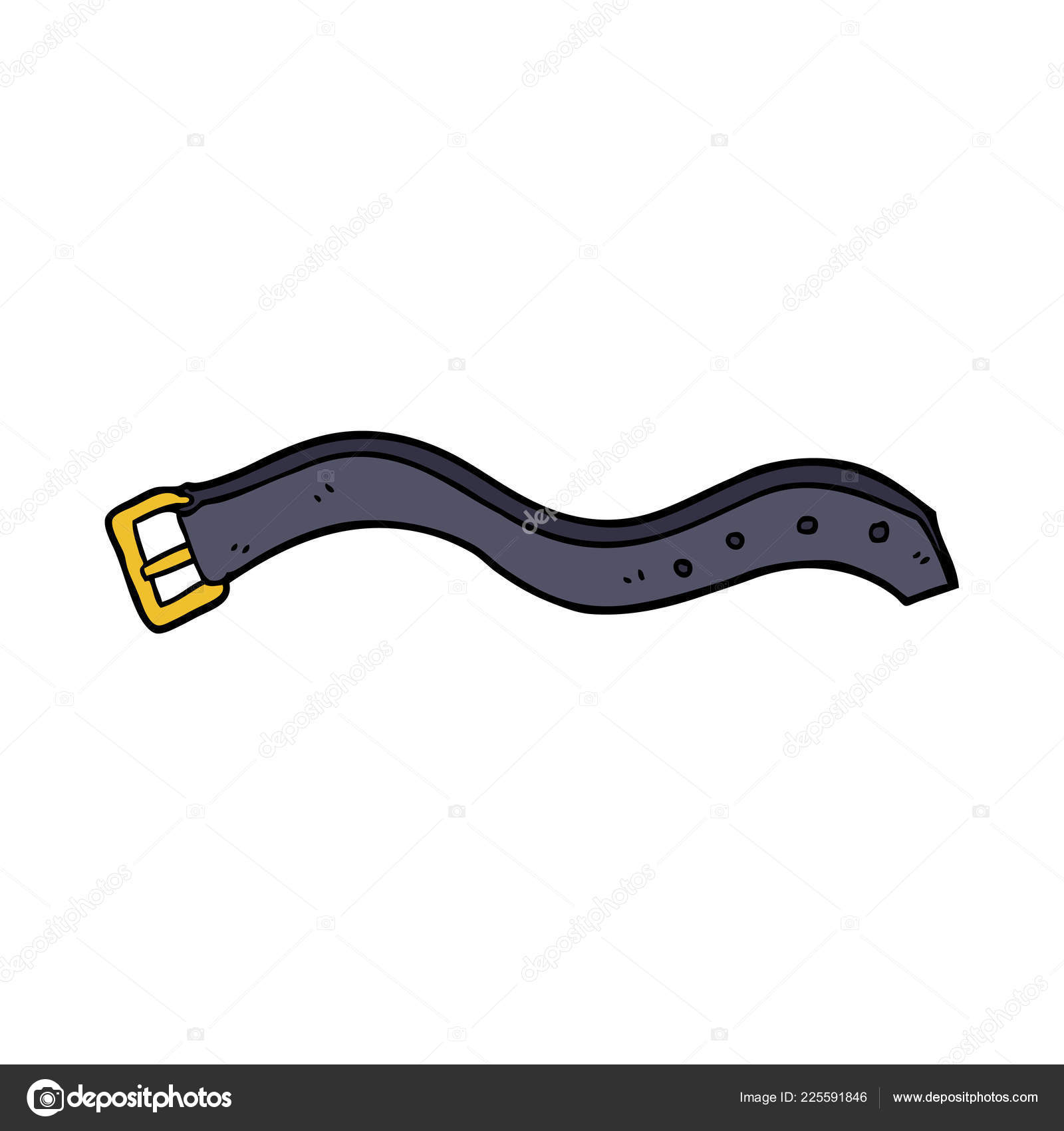 Cartoon Doodle Belt Vector Illustration Stock Vector by ...