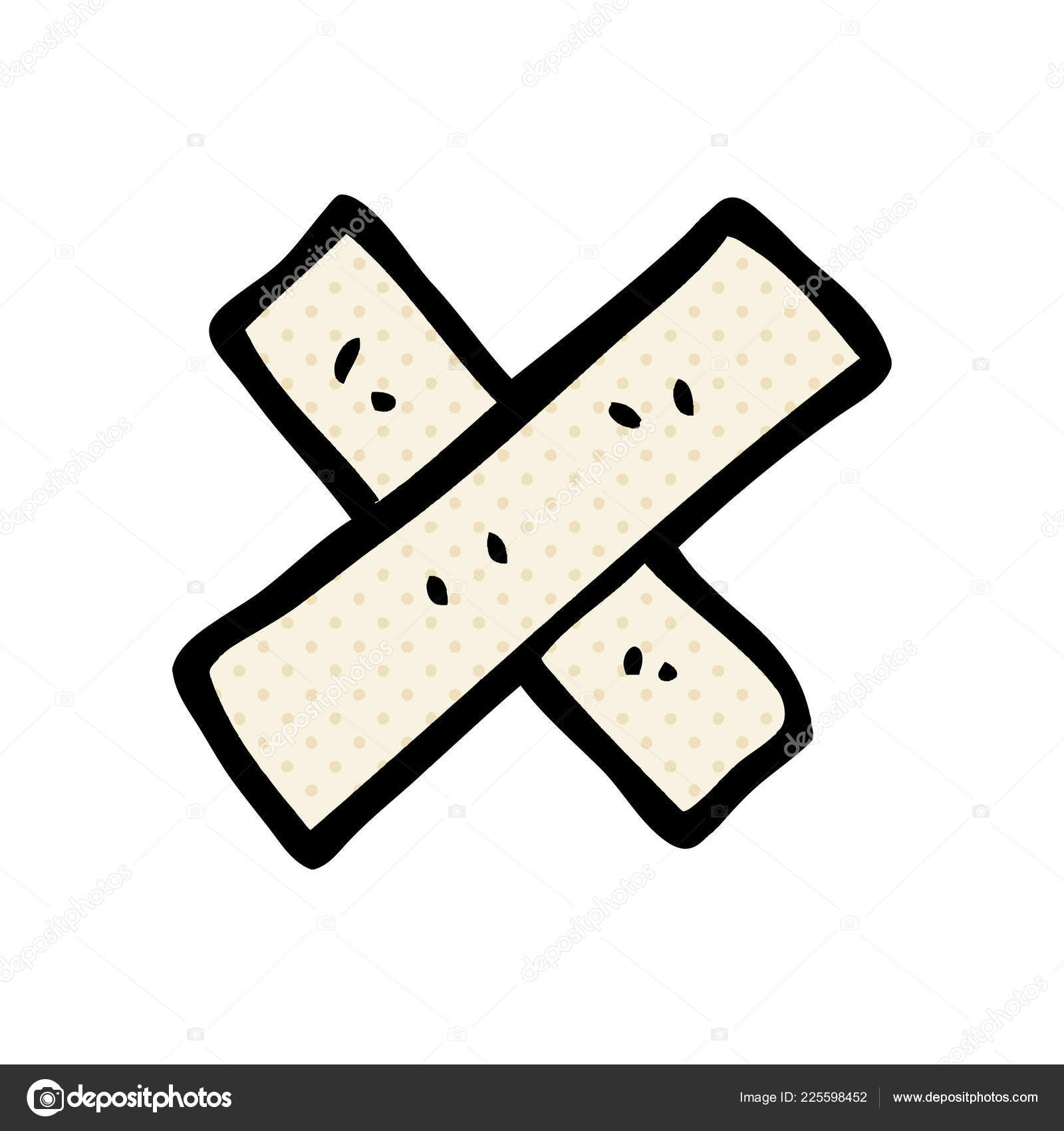 Cartoon Doodle Medical Sticking Plaster Stock Vector by ...