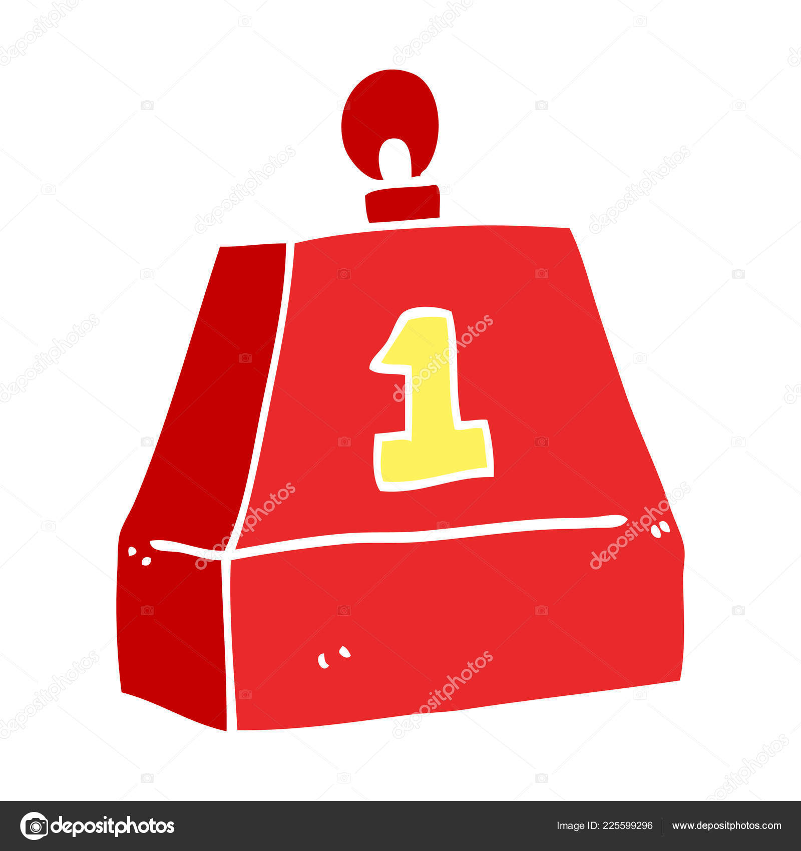 Cartoon Doodle One Ton Stock Vector by ©lineartestpilot 225599296