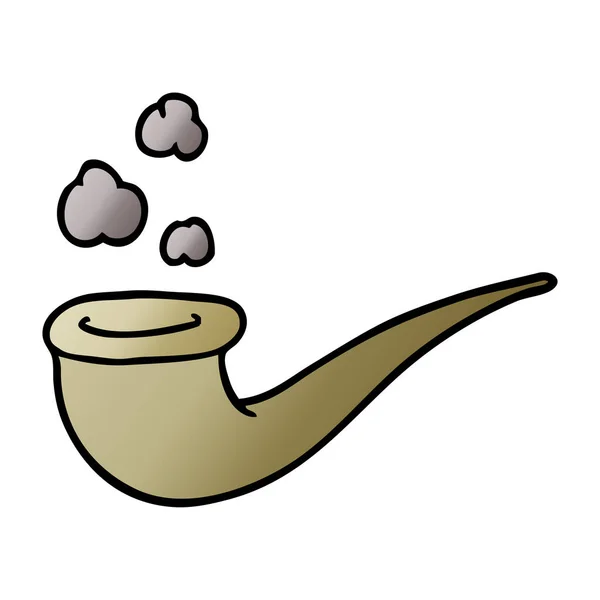 Cartoon Doodle Smoking Pipe Stock Vector by ©lineartestpilot 225579266