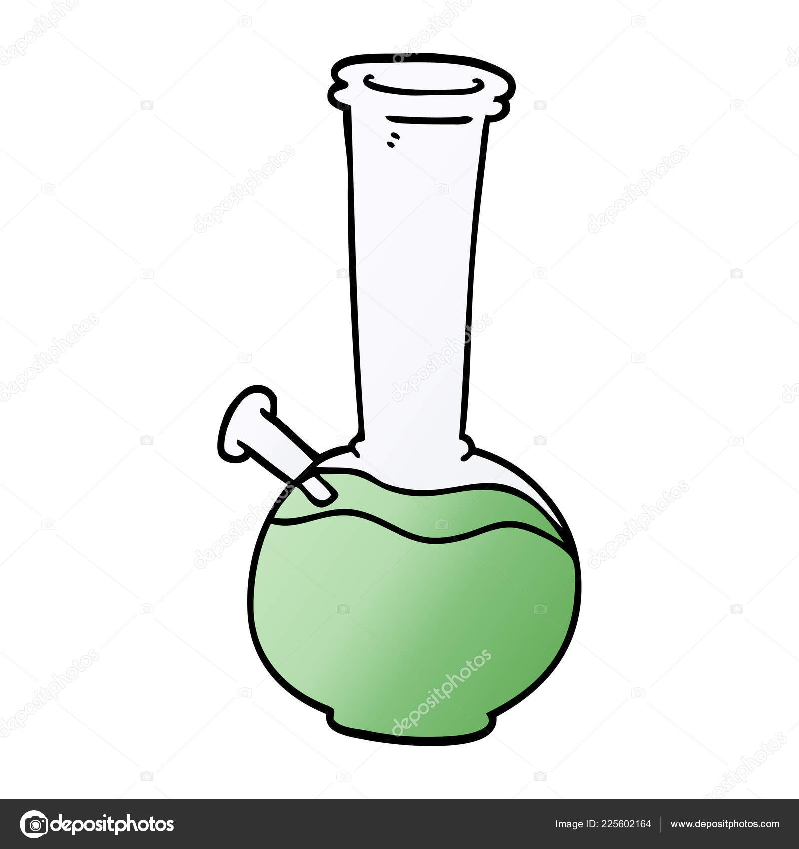 Cartoon Doodle Bong Vector Illustration Stock Vector by ...
