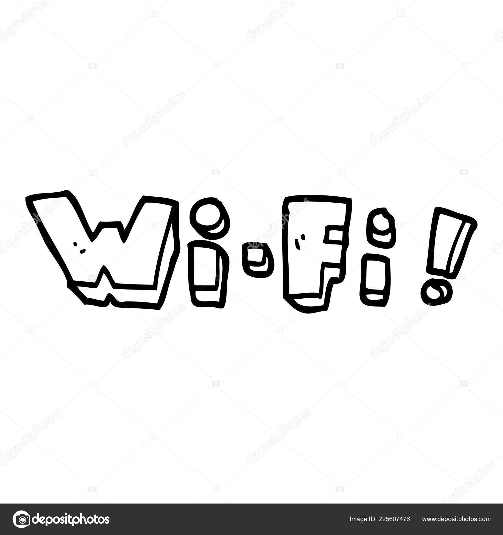 Line Drawing Cartoon Wording Stock Vector by ©lineartestpilot 225607476