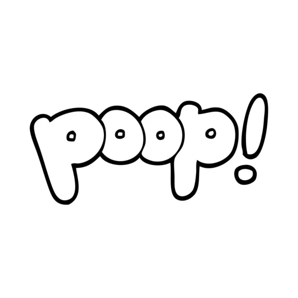 Line Drawing Cartoon Font Poop Stock Vector by ©lineartestpilot 222250248
