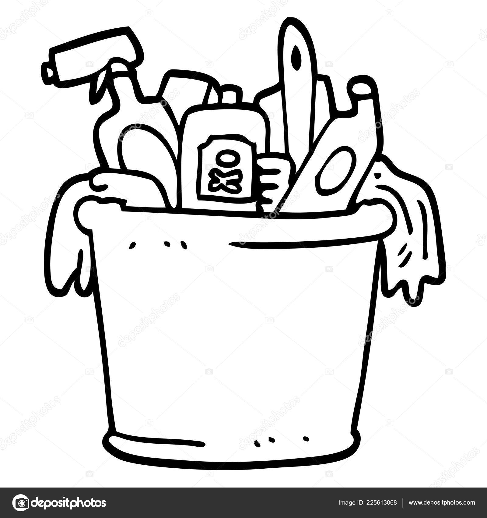 Cleaning Supplies Drawing
