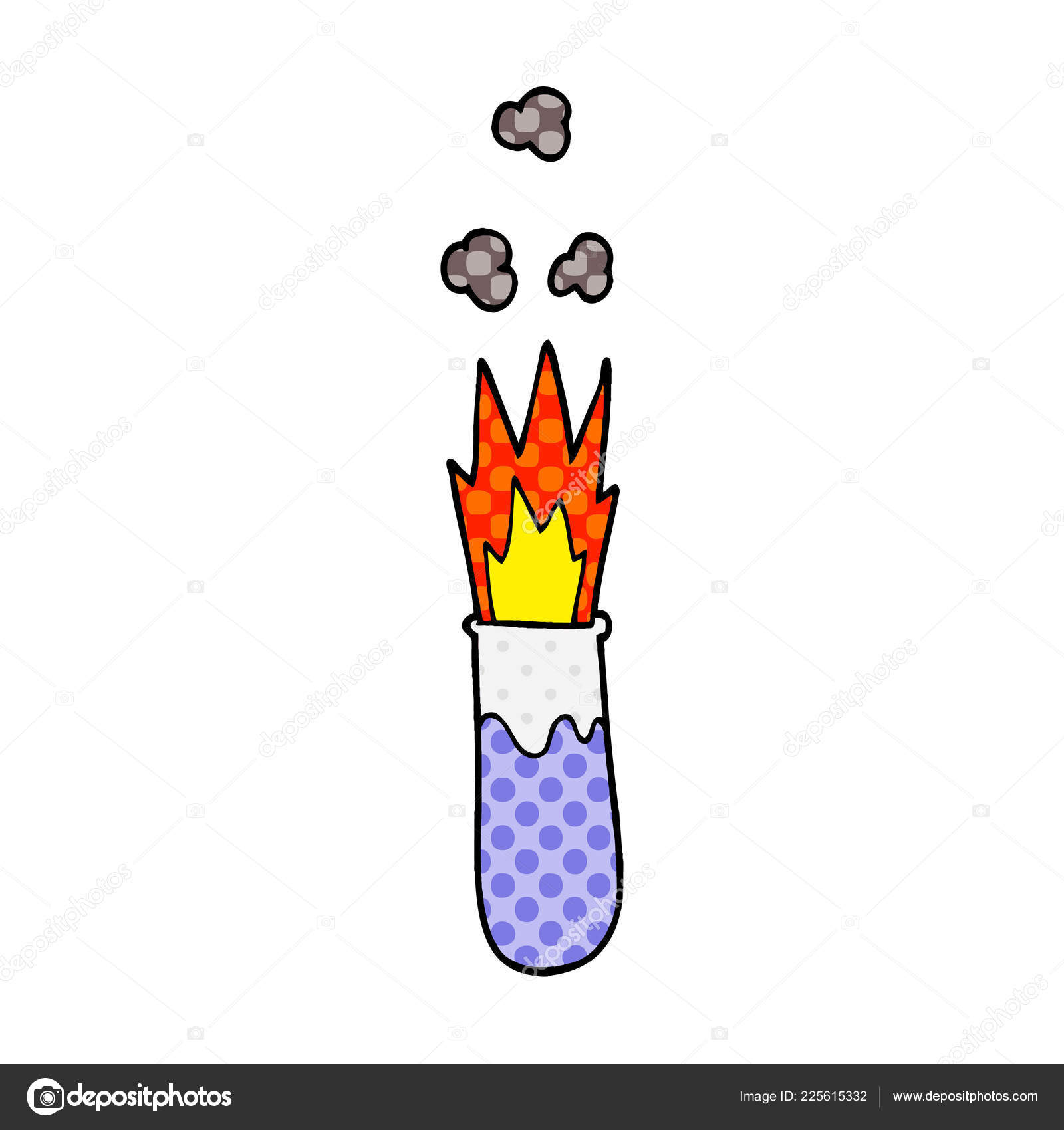 Cartoon Doodle Test Tube Explosion Stock Vector by ©lineartestpilot ...