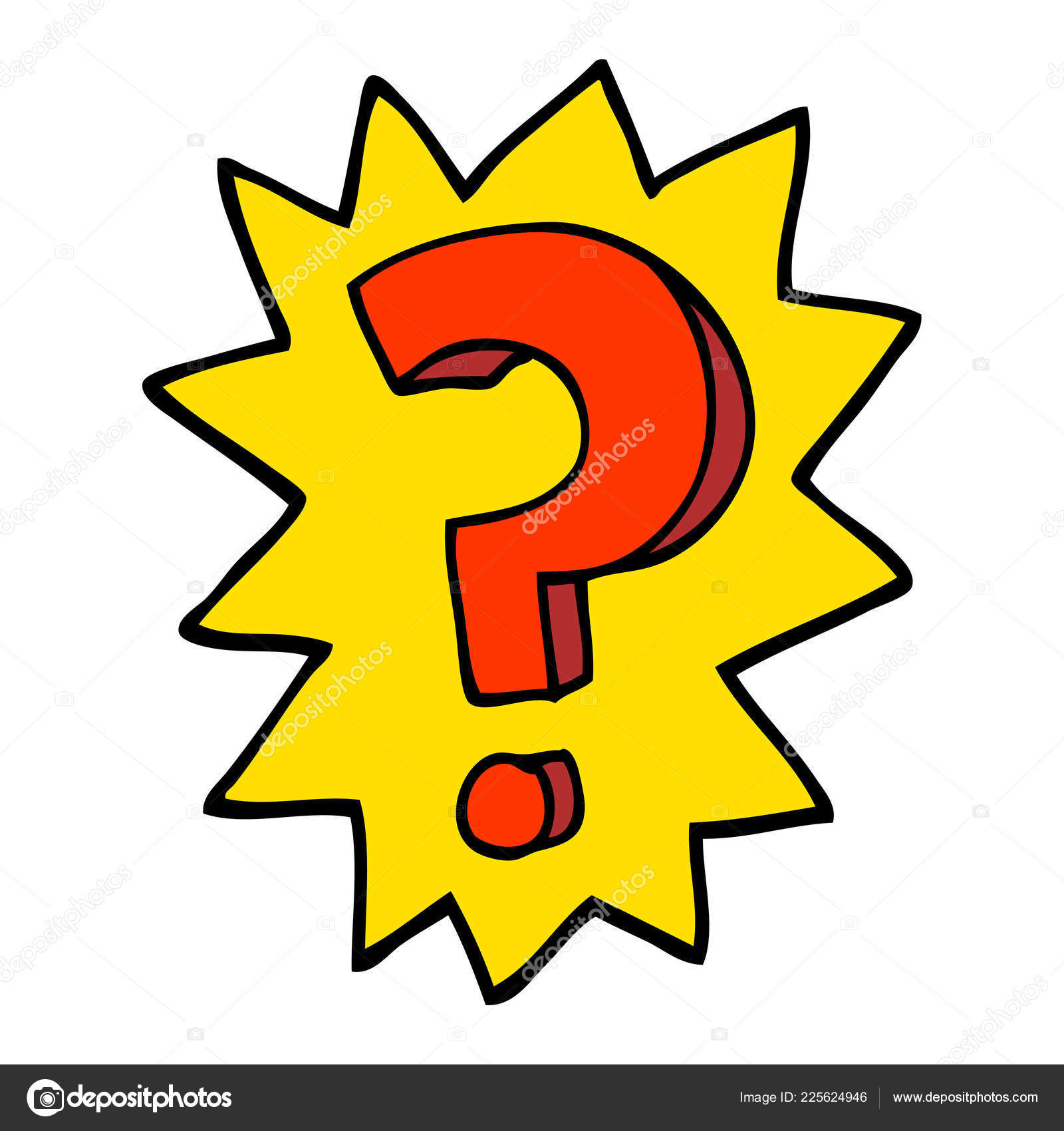 Cara De Signo De Interrogación Animada