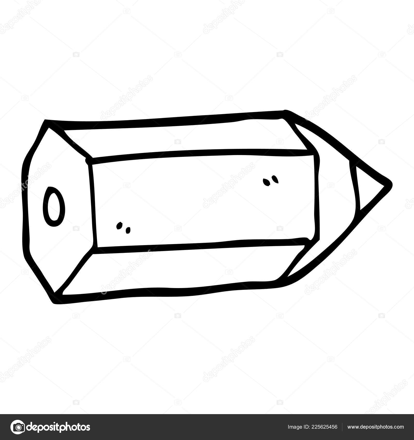 Line Drawing Cartoon Colored Pencil Stock Vector by ©lineartestpilot ...