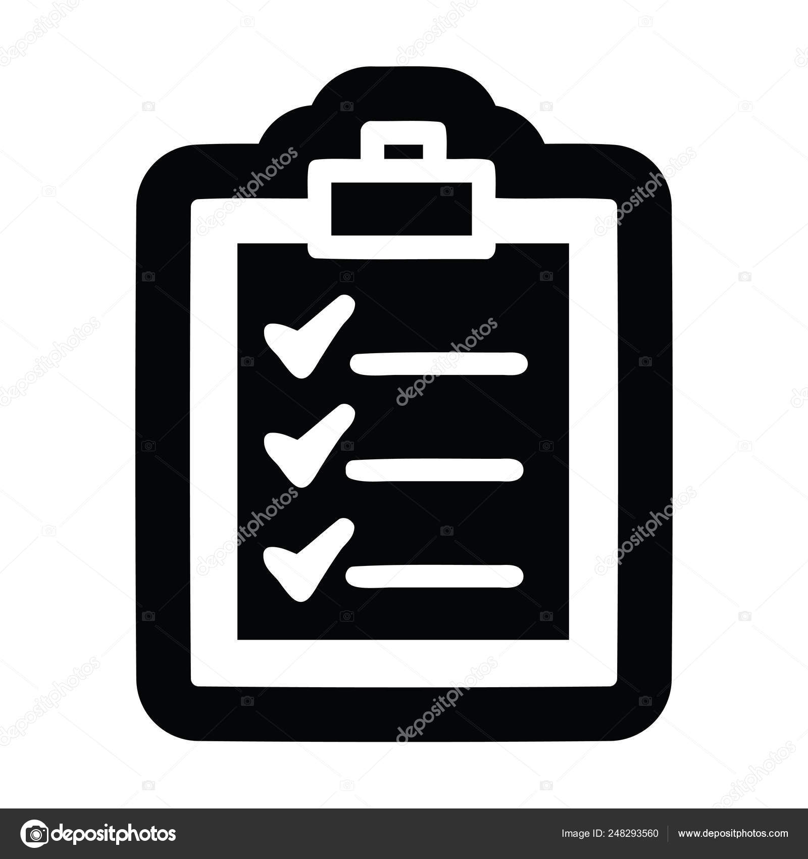 Lista de verificación Icono Vector de Stock de ©lineartestpilot 248293560