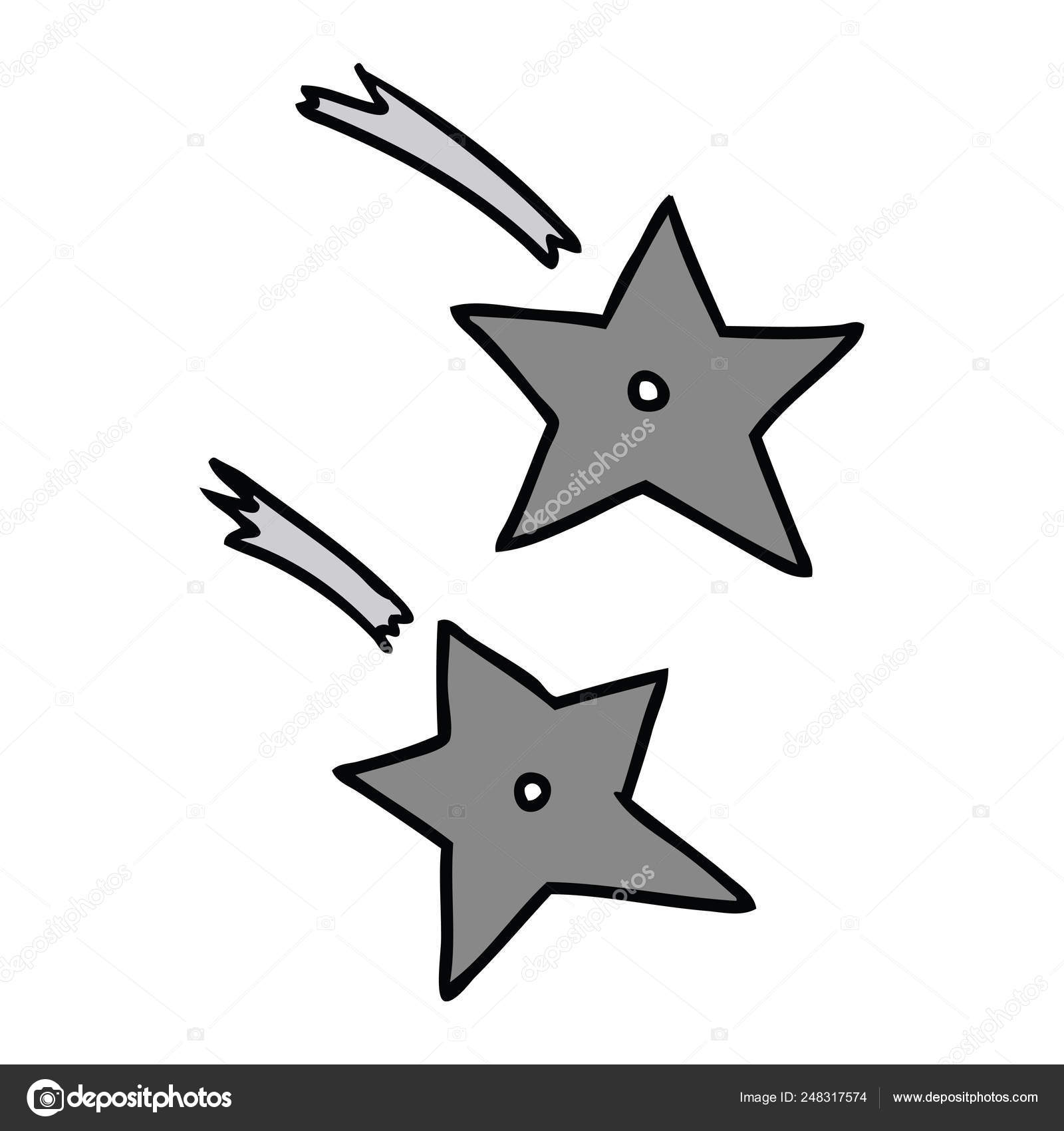 Throwing Stars Vector Clipart