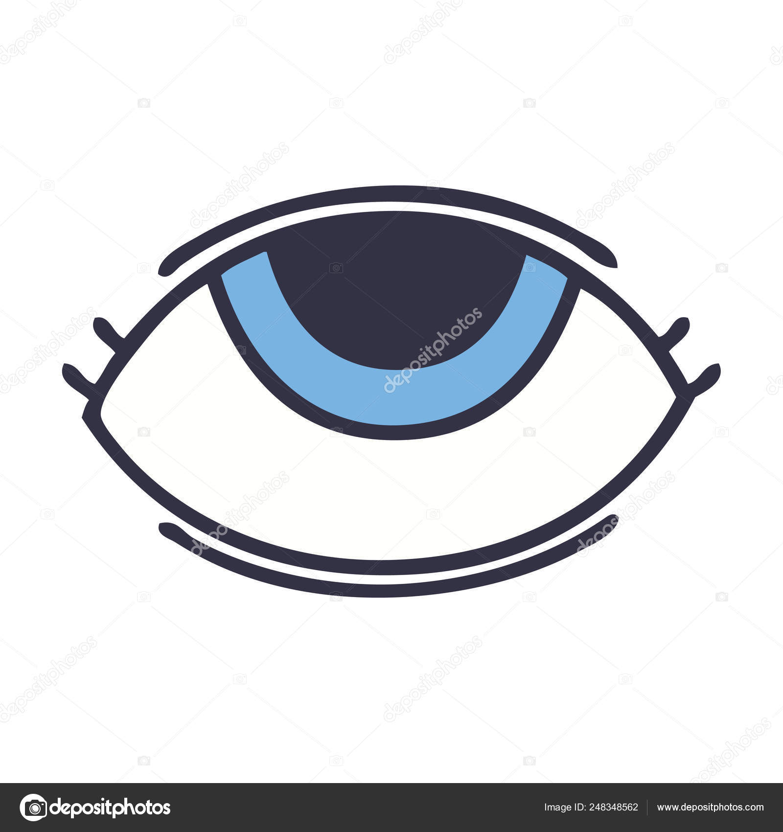 Como Desenhar Olhos De Anime Olhando Para Cima