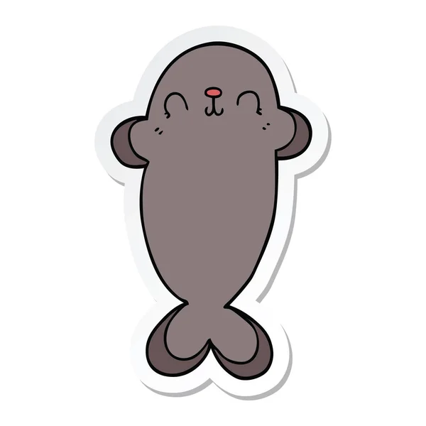 Foca bebe imágenes de stock de arte vectorial | Depositphotos