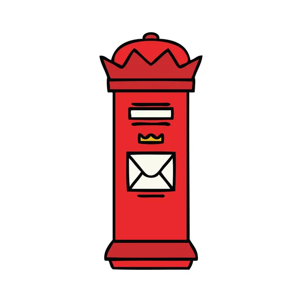 British post box Vector Art Stock Images | Depositphotos