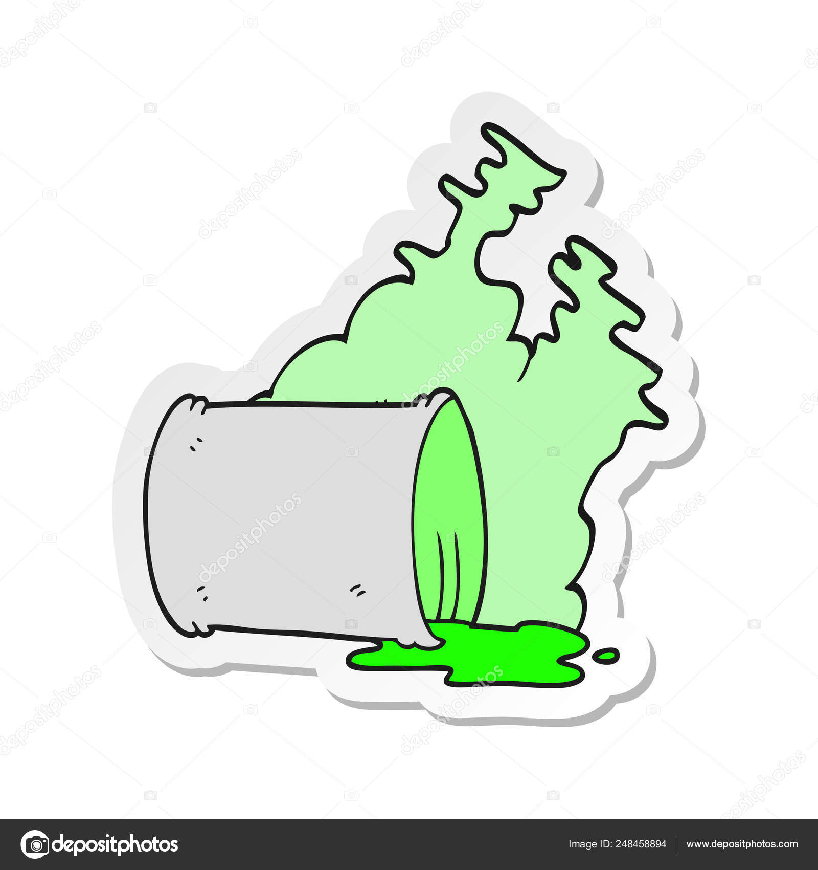 Chemical Spill Cartoon