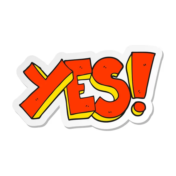 Cartoon yes symbol Stock Vector by ©lineartestpilot 49569623