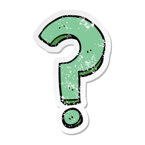 Sticker Cartoon Question Mark Stock Vector Image by ©lineartestpilot ...