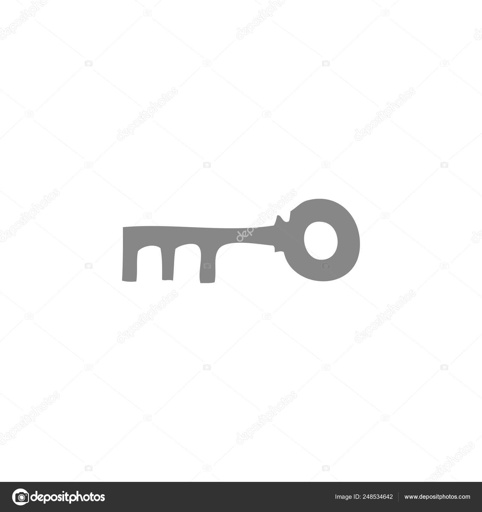 Hand Drawn Cartoon Doodle Brass Key Stock Vector by ©lineartestpilot ...