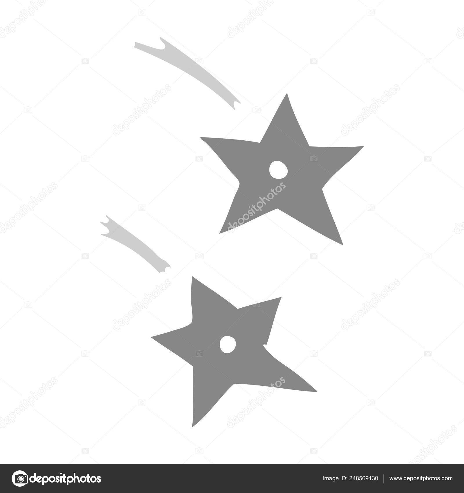 Throwing Stars Vector Clipart