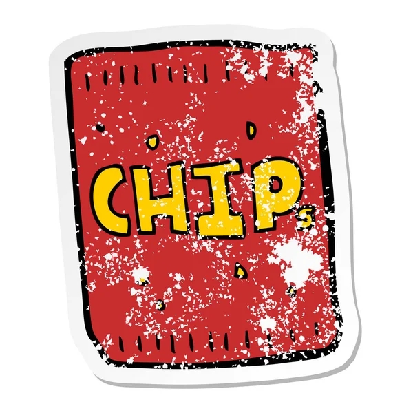 Packet of crisps cartoon | Packet of crisps cartoon — Stock Vector ...