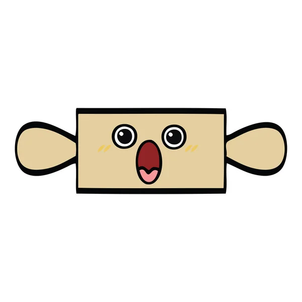 Cute Cartoon Rolling Pin Stock Vector by ©lineartestpilot 248303782