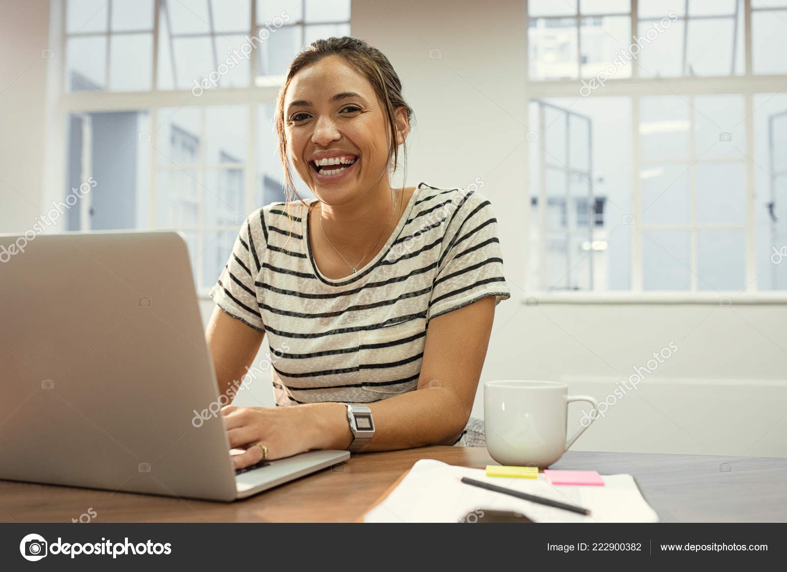 Laughing Girls Computer