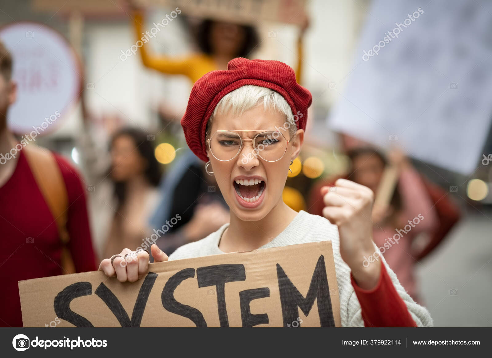 Screaming Feminist Protest