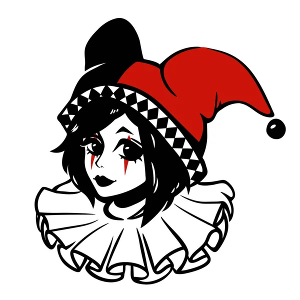 Female Jester Drawing