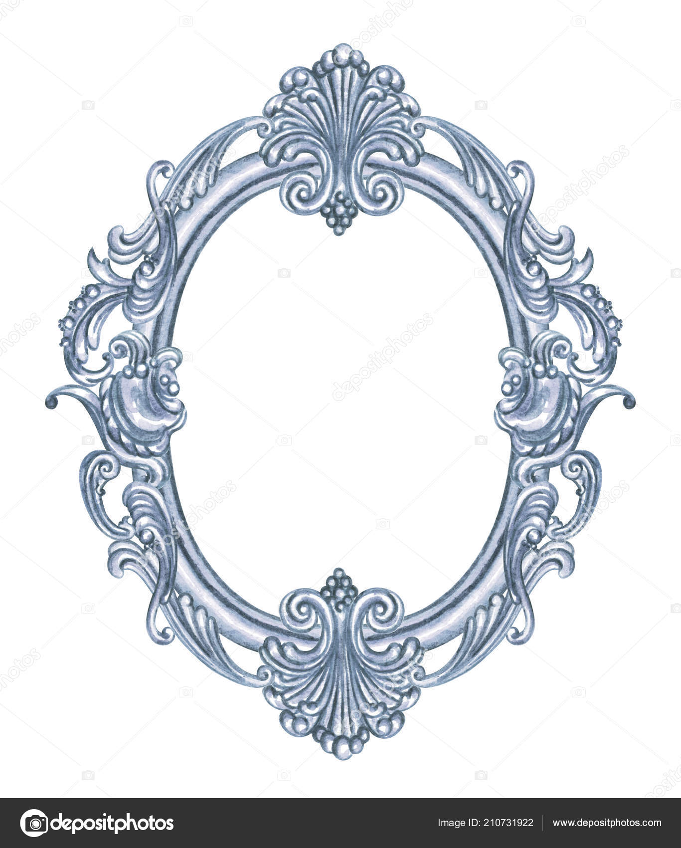 Baroque Oval Frame