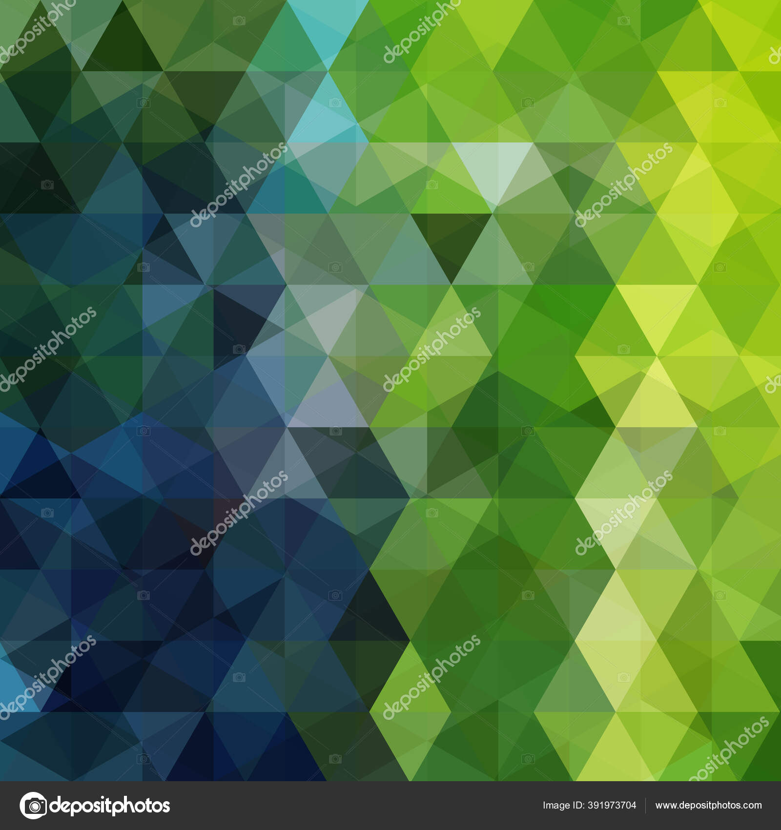 Background Green Blue Geometric Shapes Abstract Triangle Geometrical ...