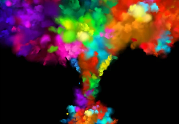 Explosion de color imágenes de stock de arte vectorial | Depositphotos