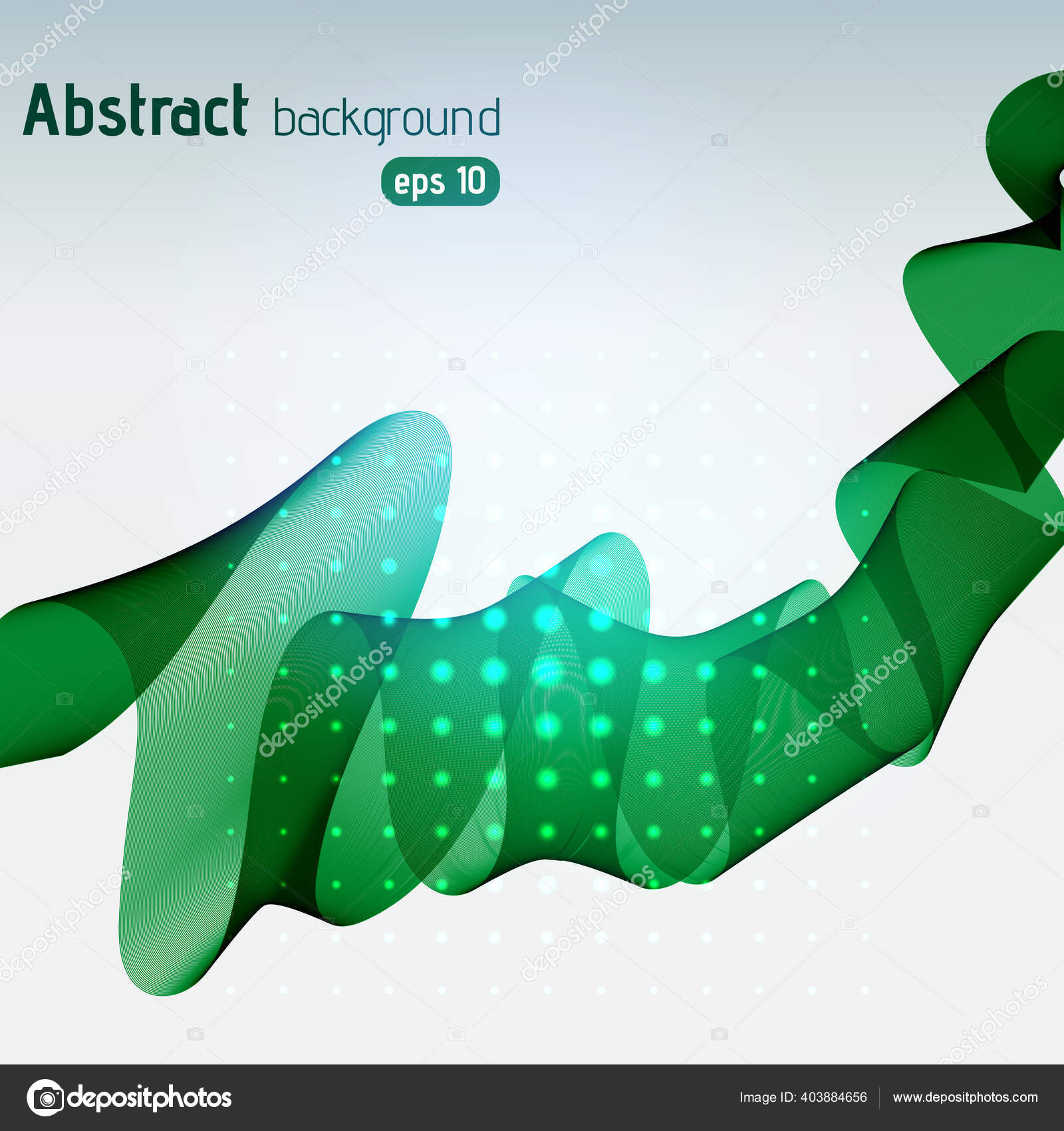 Abstract Green Template Vector Background Vector Illustration Stock ...