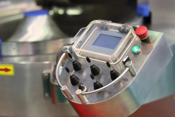 stainless steel control panel - Stock Image - Everypixel