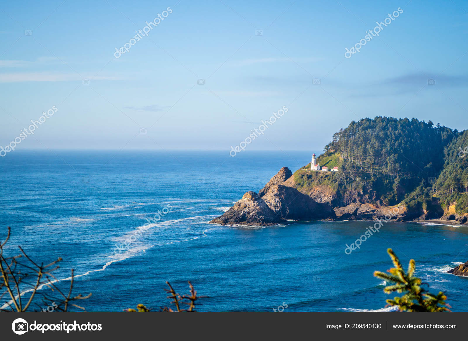 Heceta Head Lighthouse State Park Mirador Escénico Florencia Oregón ...