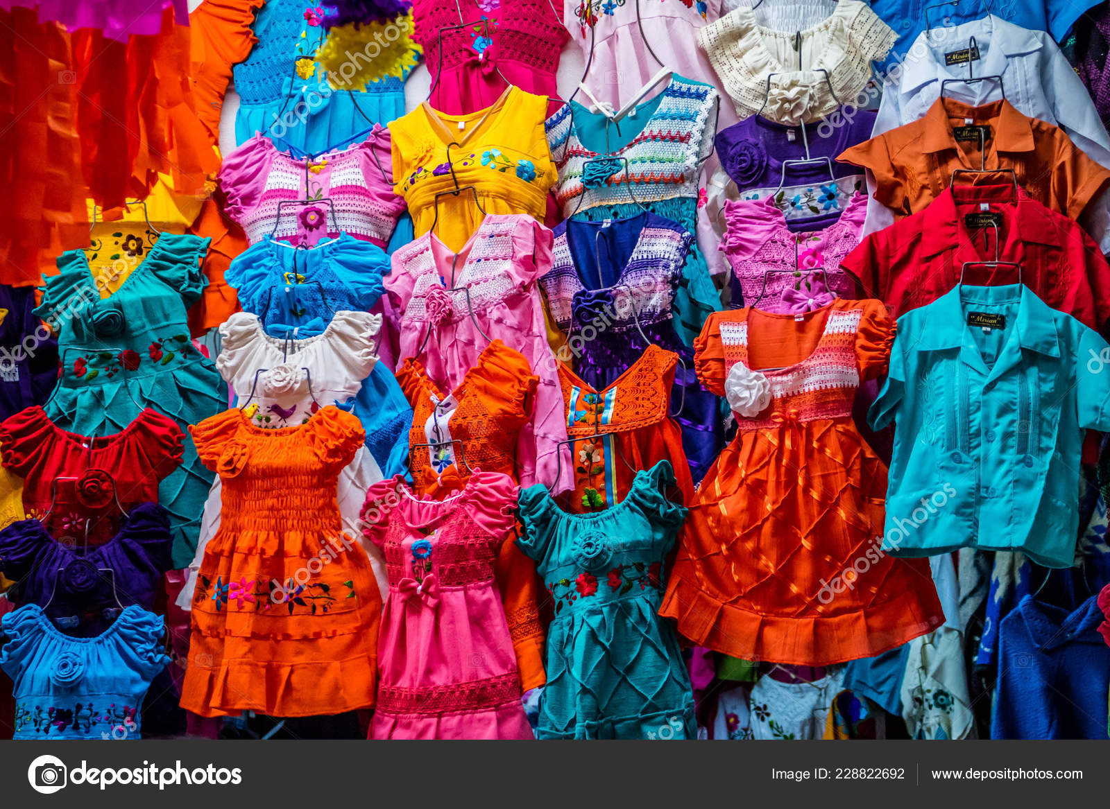 Una Ropa Tradicional Mexicana Nuevo Progreso México — Foto de stock ...
