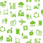 Green environment icons pattern background Stock Vector Image by ...