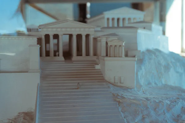 Model of the ancient Greek Acropolis ⬇ Stock Photo, Image by ...