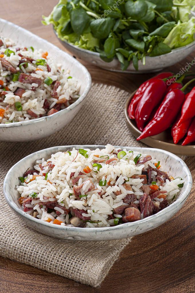 Arroz de Carreteiro - Comida típica del sur de Brasil, hecha con arroz ...