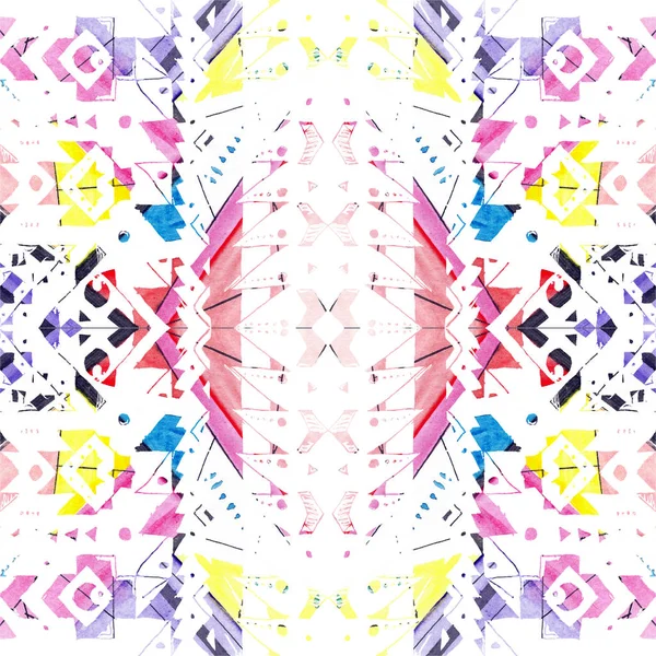 Seamless texture with geometric figures as background - Stock Image ...