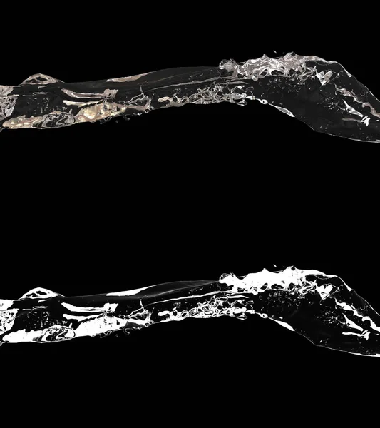 3D illustration of a water flow with alpha layer - Stock Image - Everypixel