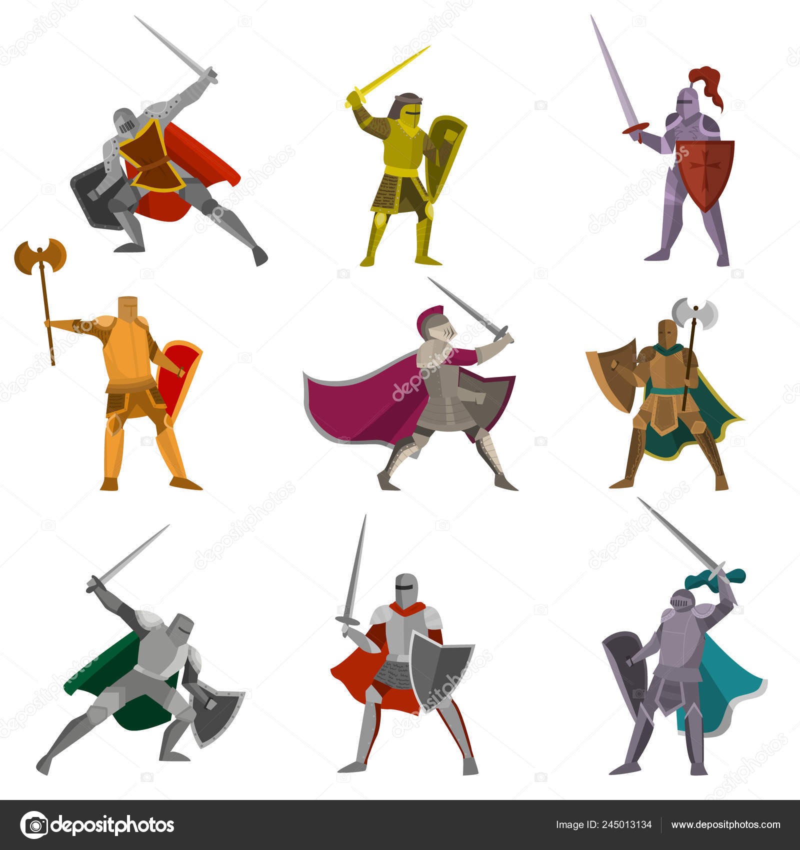 Sword And Shield Poses