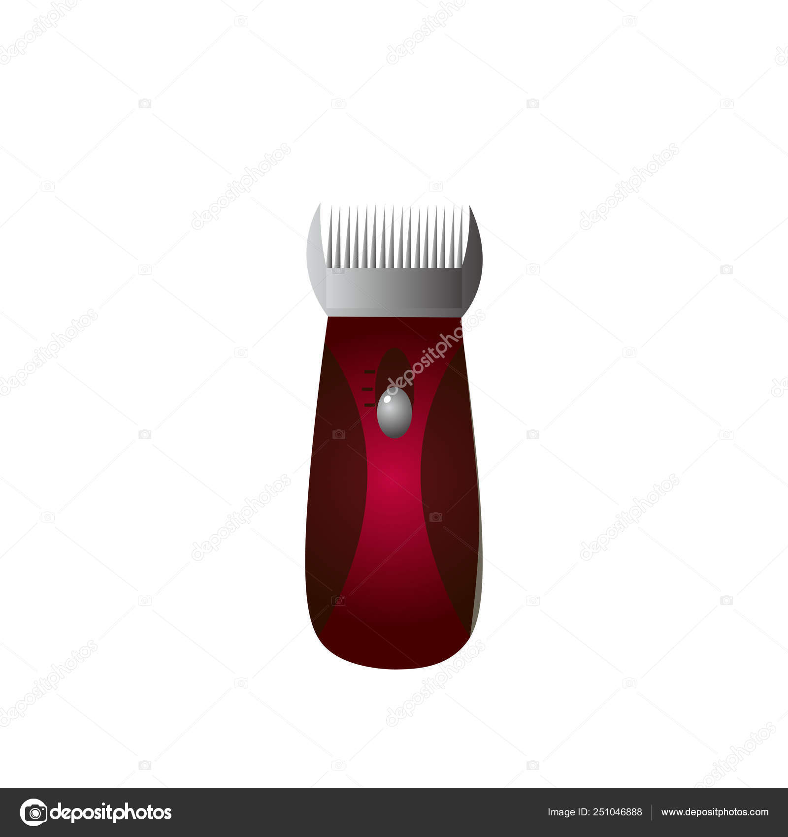 Electric shaver trimmer icon symbol isolated on white background Stock ...